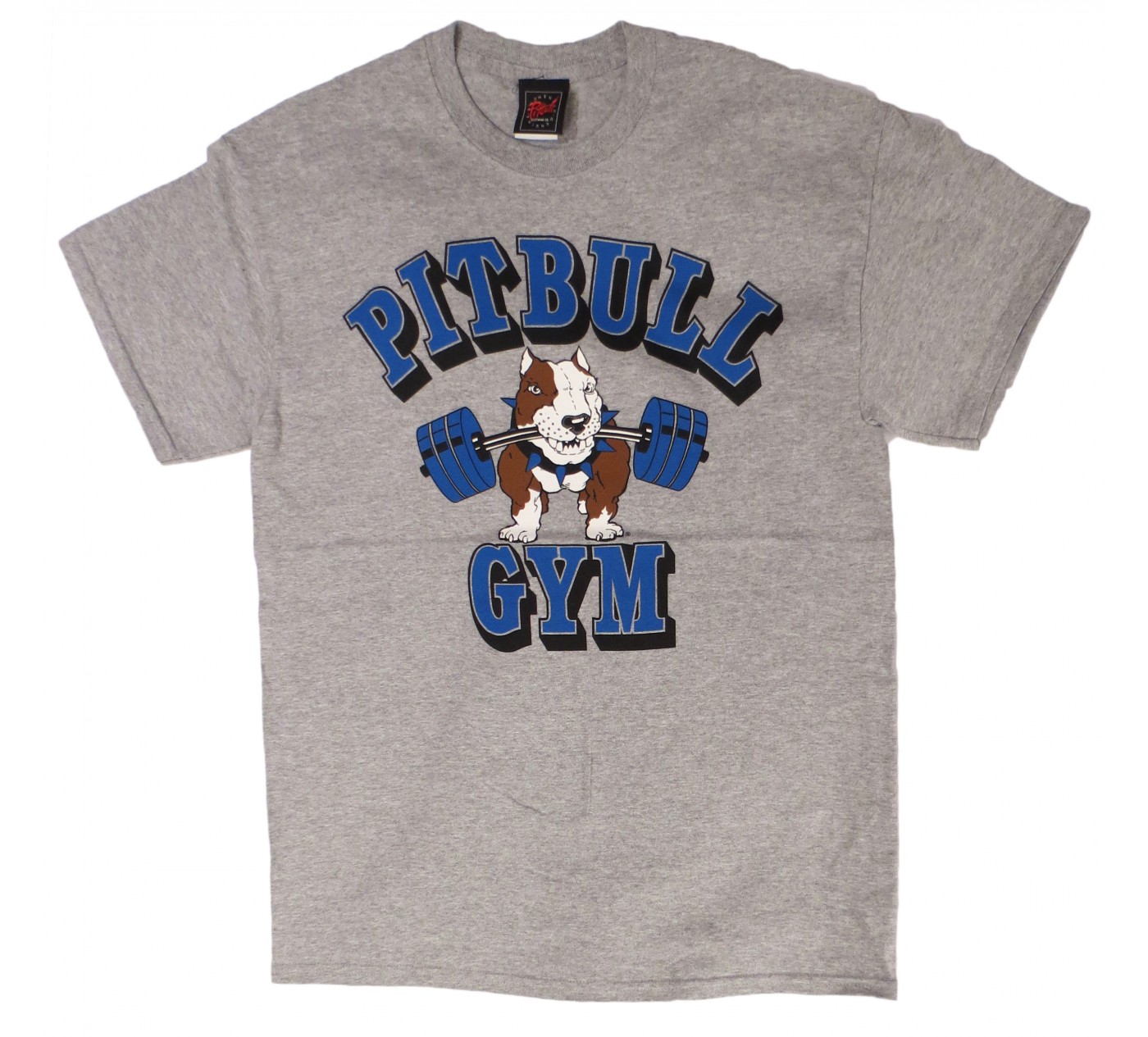 Pitbull Clothing from Pitbull Gym :P101 Pitbull Shirt Barbell logo ...
