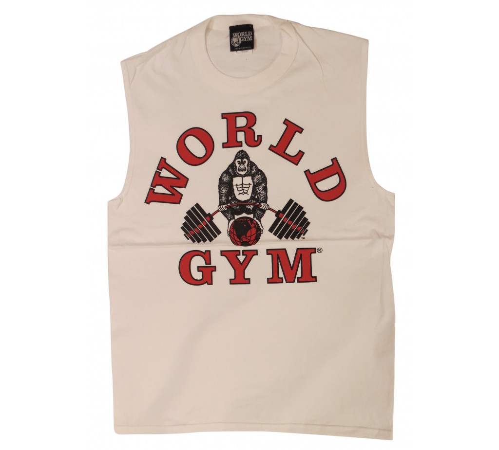 Bodybuilding Shirts :World Gym sleeveless muscle shirt - Tank Top ...