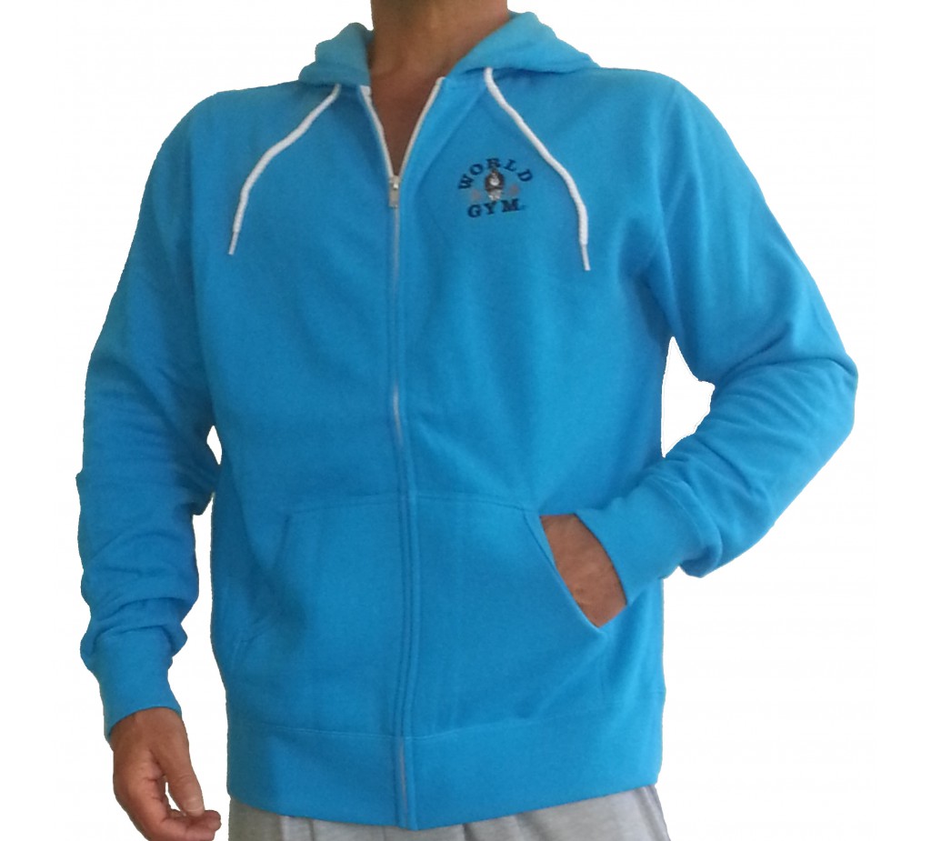 New Fitness Wear :Zip Muscle Hoodie World gym logo - Tank Top | Fitness ...